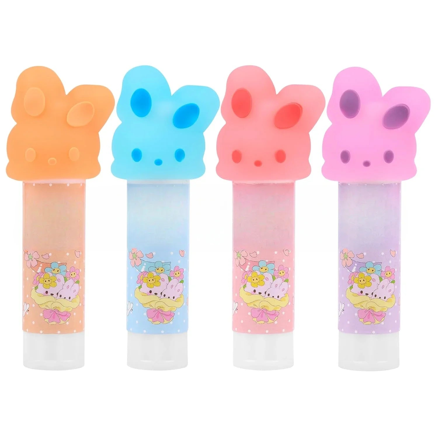 4-Pack Cute Solid Glue Sticks – Cartoon School & Office Craft Adhesive ...